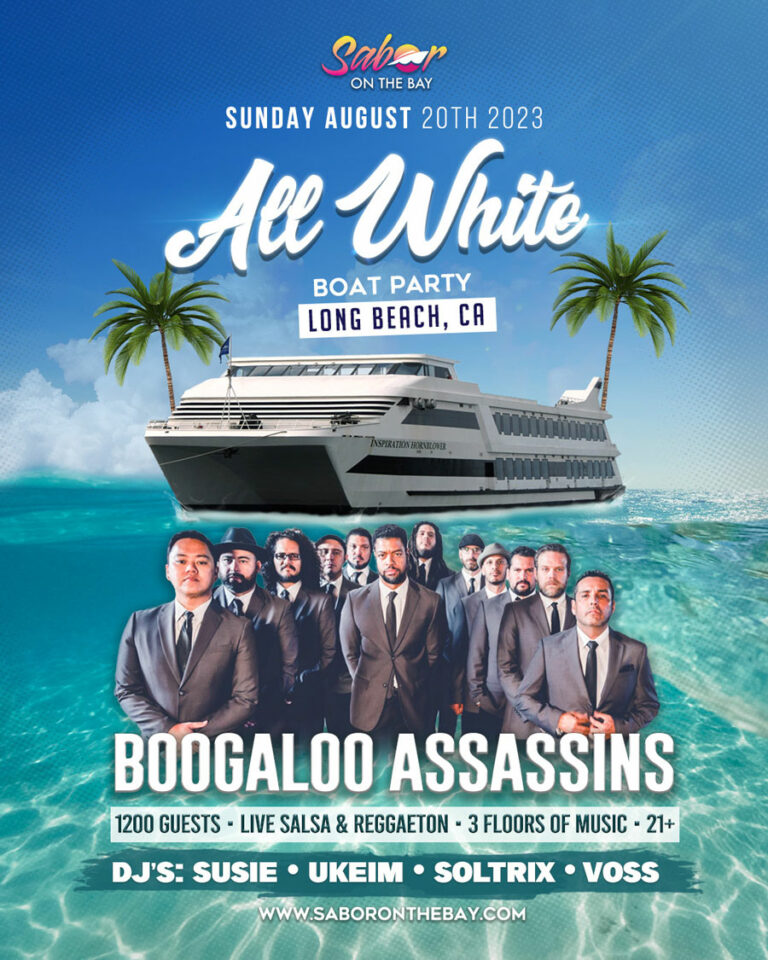 Annual “All White” Boat Party in LA (Aug 20) | Sabor On The Bay ...